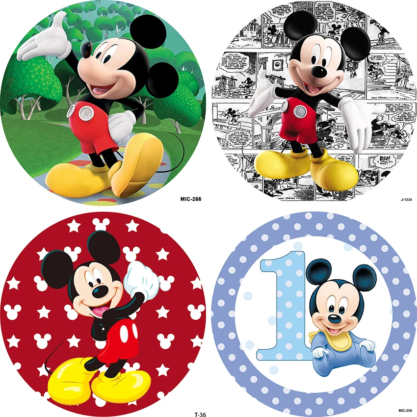 Disney-Round-Mickey-Mouse-Photography-Background-Circle-Backdrop-Baby ...