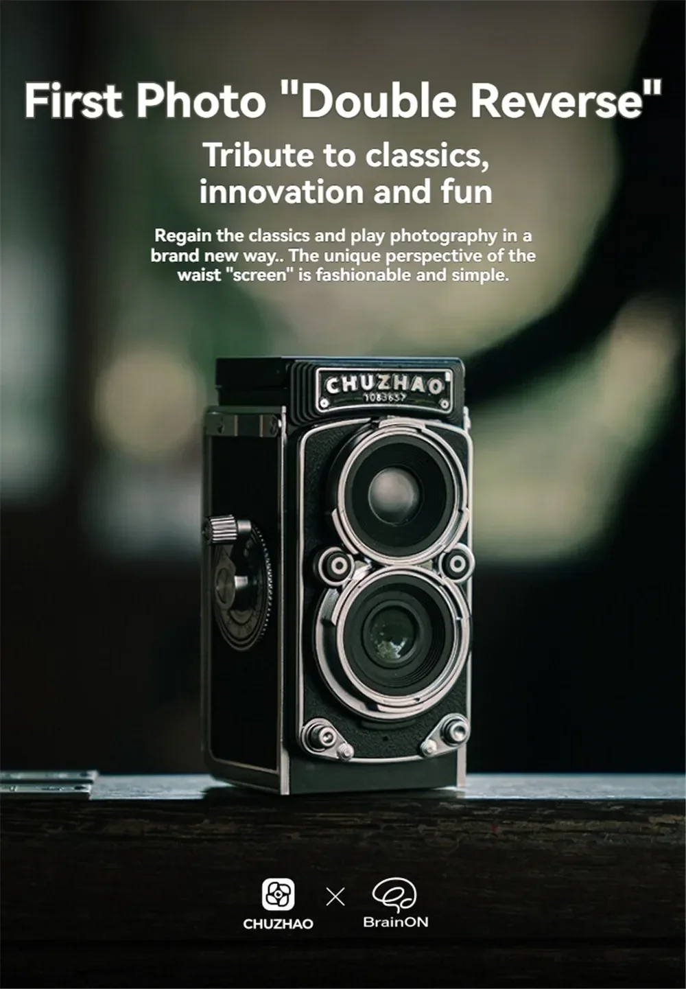 NEW Retro CCD Dual Reflex Camera Digital Camera 1.54inch Screen 1080p ...