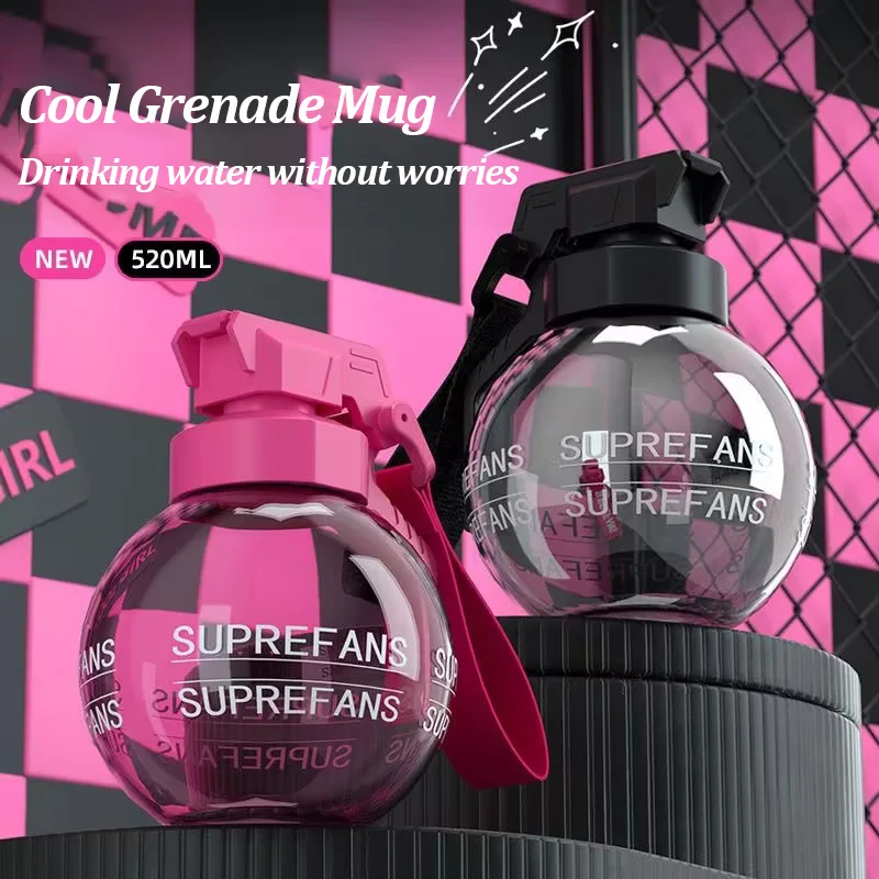 New-Bomb-Cup-Portable-Popular-Plastic-Water-Bottle-For-Male-And-Female ...