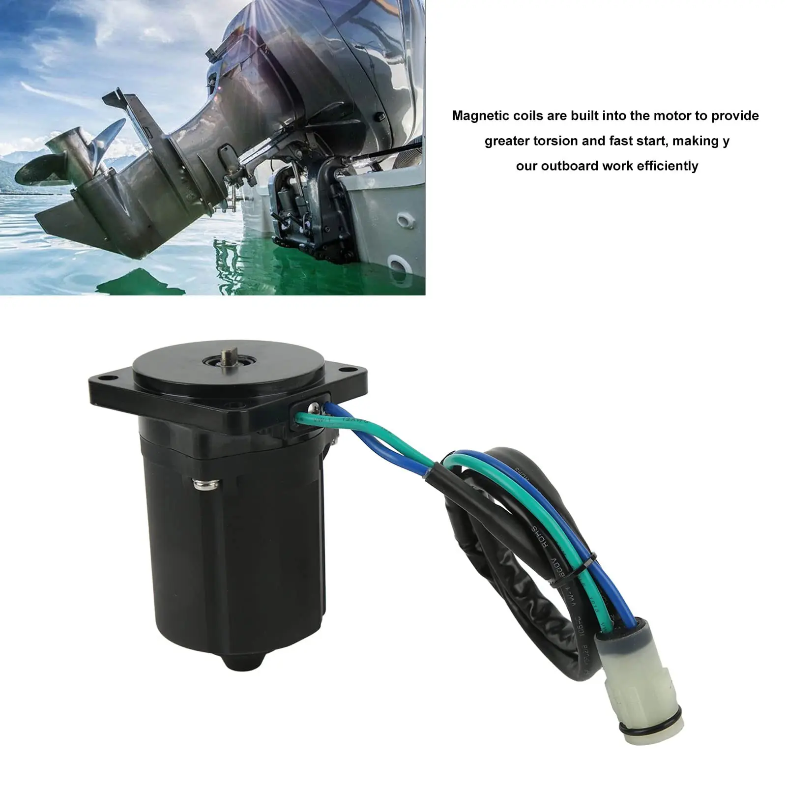 3Z5771800-Boat-Yacht-Series-Trim-Tilt-Motor-Metal-Alloy-3E5-77180-0-for ...