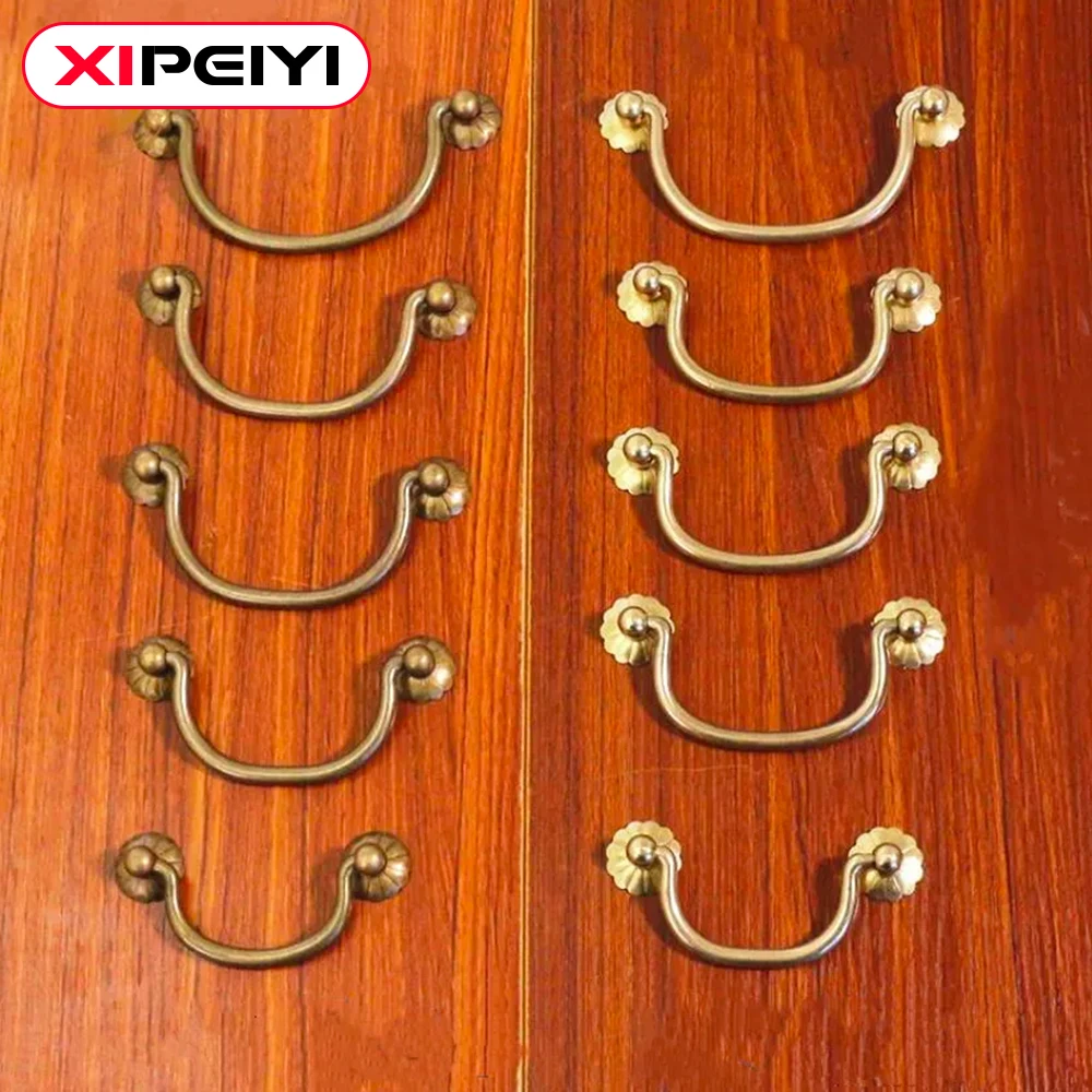 XIPEIYI-Pure-Copper-Handle-Antique-Drawer-Pulls-Hardware-Brass ...