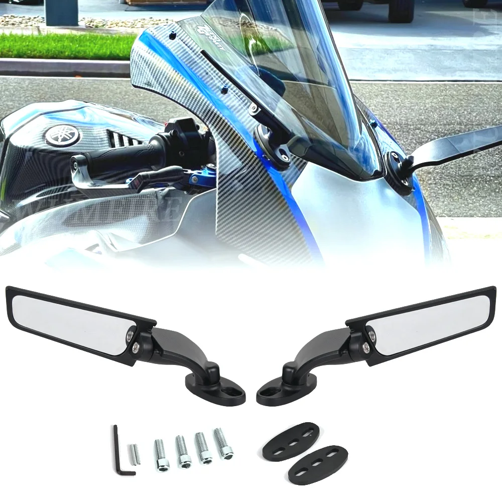 Universally-Motorcycle-Rearview-Mirror-for-YAMAHA-YZF-R1-R3-R125 ...