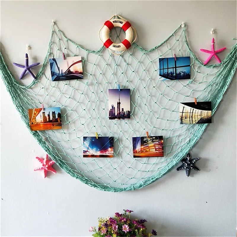 Big-Fishing-Net-Decorations-For-Theme-Restaurant-Studio-Home-Decor ...