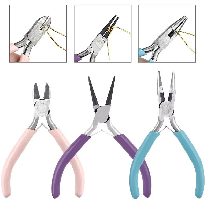 Pince-piler-oblique-ronde-et-pointue-kit-d-outils-de-bijoux-fournitures ...