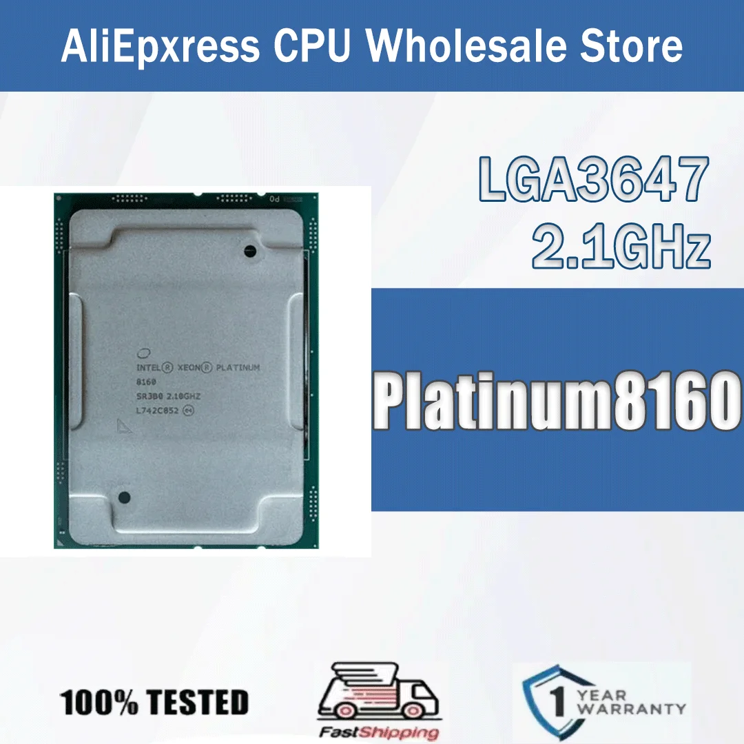 Intel Xeon Platinum8160 24 Cores 48 Threads 2.1GHz 33MB 150W Computer ...