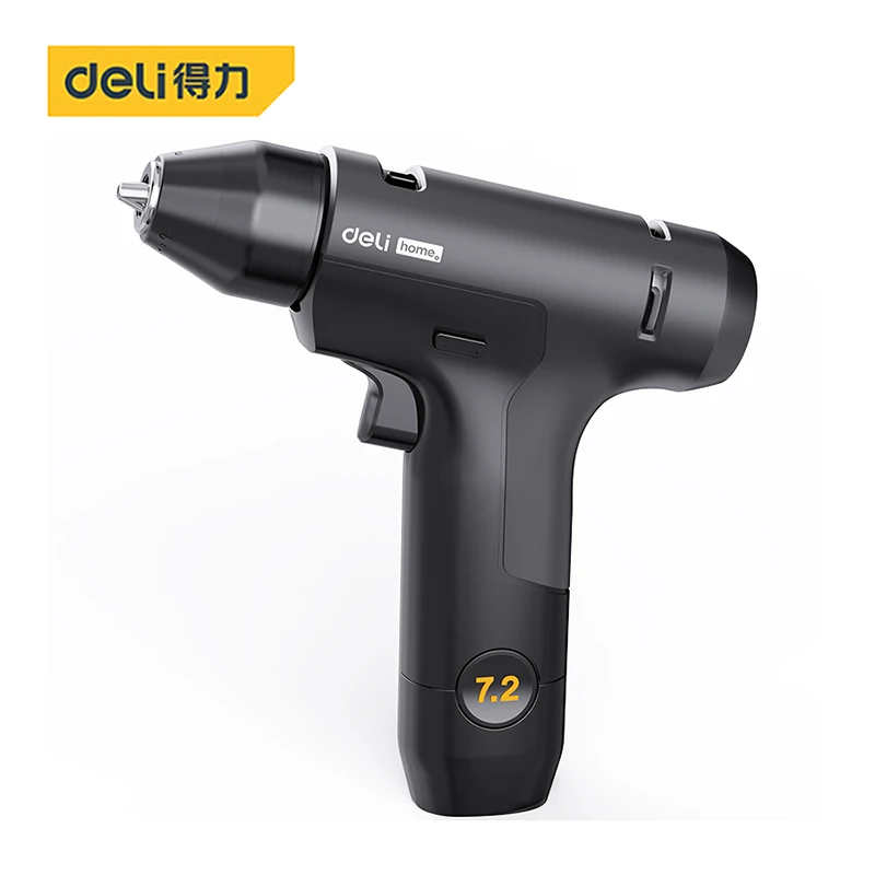DELI Brushless Motor Electric Drill 7.2V Dual Speed 10N.m High Torgue ...