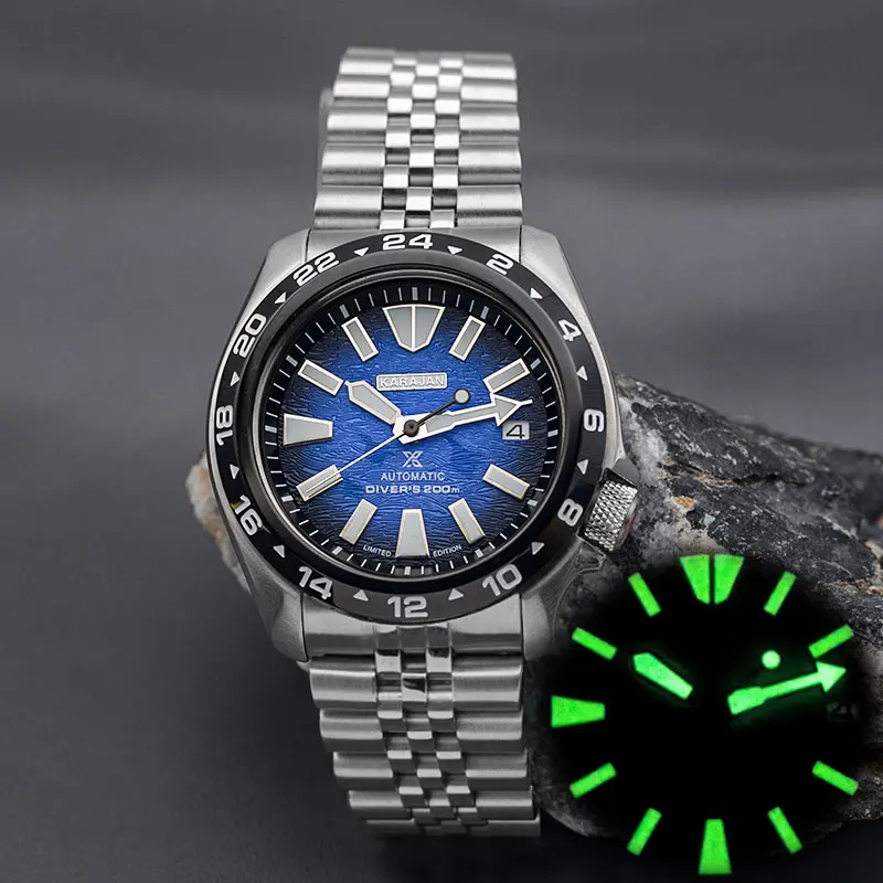 Design-reloj-de-buceo-SKX007-para-hombre-con-Seiko-NH36-NH35-movimiento ...
