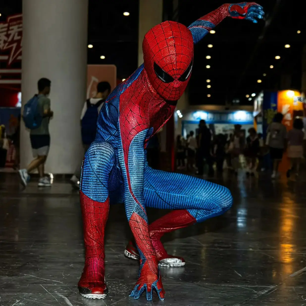 Marvel-Amazing-Spider-Man-Suit-with-Mask-1-1-3D-Pattern-Handmade ...