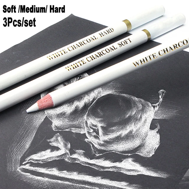 White Charcoal Pencil Techniques