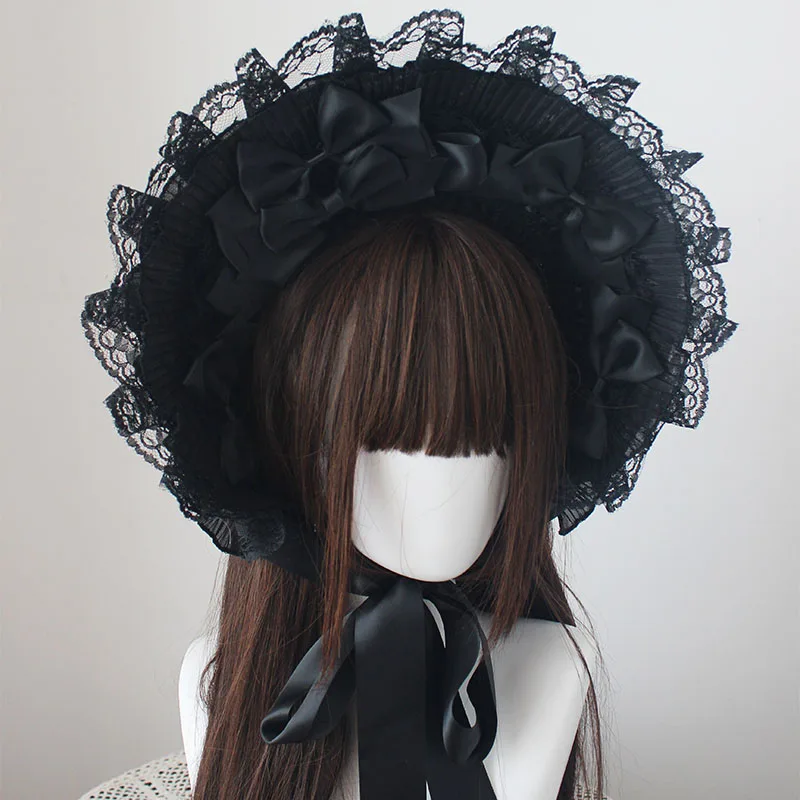 Bonnet-Hat-Original-Design-Handmade-Diablo-Kills-Gothic-Style-Lolita ...