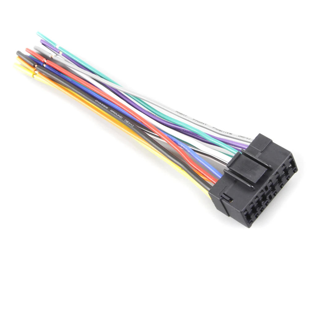 Biurlink-Car-Radio-Harness-Wire-16Pin-Plug-Cable-for-JVC-Car-Stereo ...