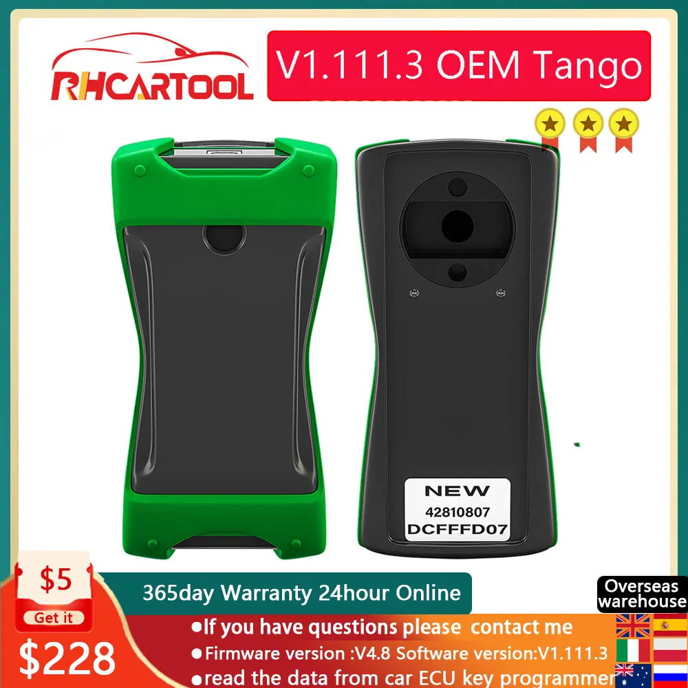 Obd2 Tango Oem Orange 5 Obd Ii Key Programmer Full Version V1.111.3 ...