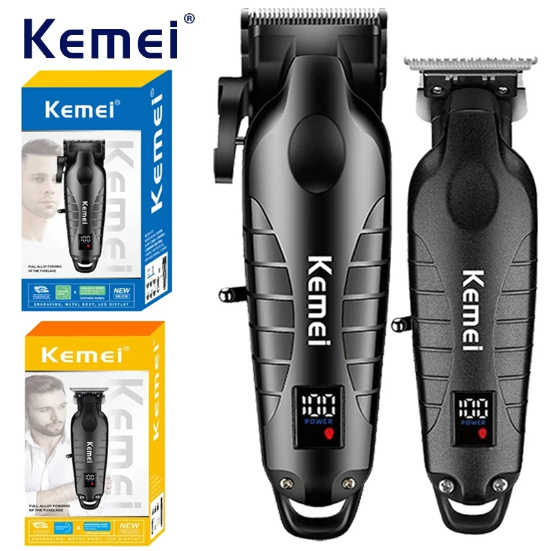 Kemei-2290-2293-Professional-Cordless-Hair-Clipper-Men-Barber-Fade ...