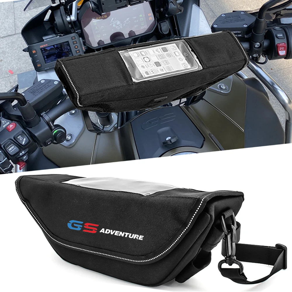 Sac de rangement étanche pour guidon de moto, accessoires de navigation ...
