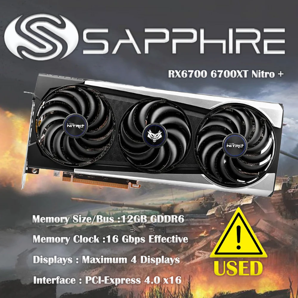 Sapphire-RX-6700-XT-RX6700-6700XT-Nitro-Video-Card-GPU-AMD-Radeon ...