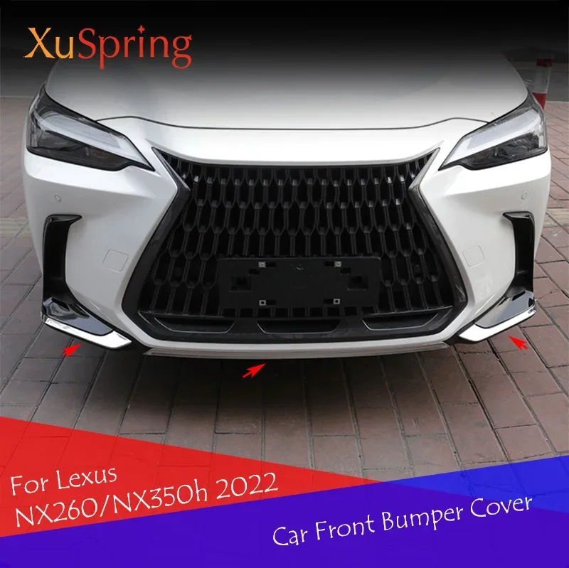 Accessories-Car-Exterior-Front-Lip-Bumper-Cover-Strip-Trim-Chromium ...