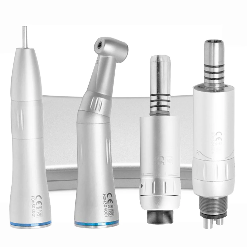 Dental-Baixa-Velocidade-Handpiece-Kit-turbina-de-ar-reta-Contra-Angle ...
