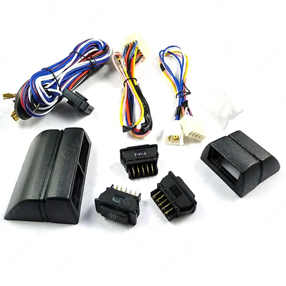 Universal Glass Lifter Power Window Switch Kit 3-switch Rocker Box Type ...