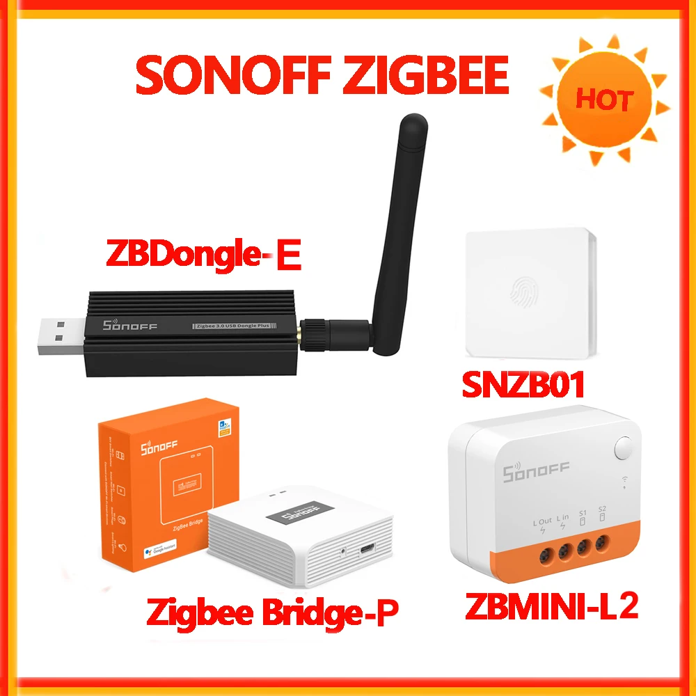 Sonoff Zbdongle E Zigbee 3.0 Gateway Universele Zigbee Brug P Naaf SNZB 01 Zbminil2 Geen ...