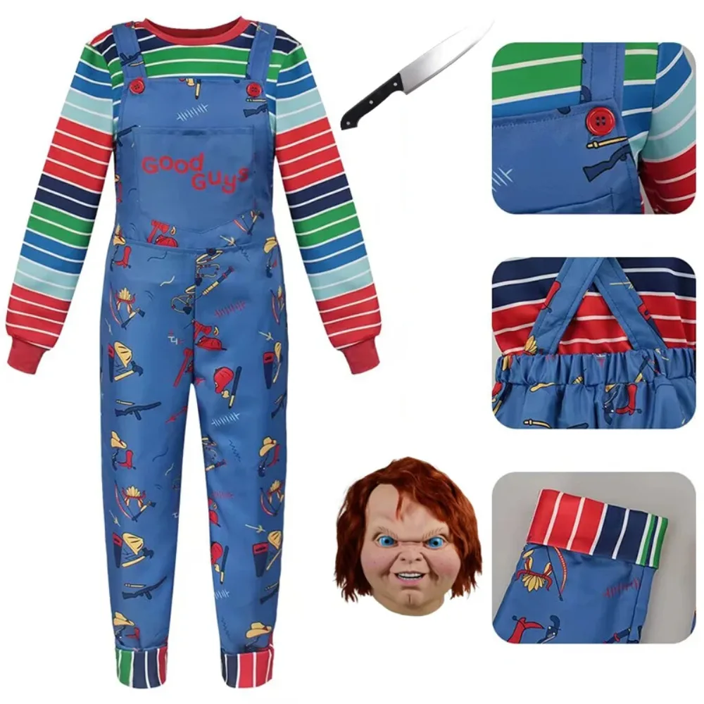 Chucky-Cosplay-Costume-para-adultos-e-crian-as-conjuntos-completos ...