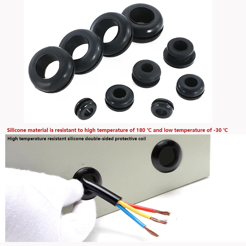 High-Temperature-Resistant-Silicone-Double-sided-Protective-Coil-Rubber ...