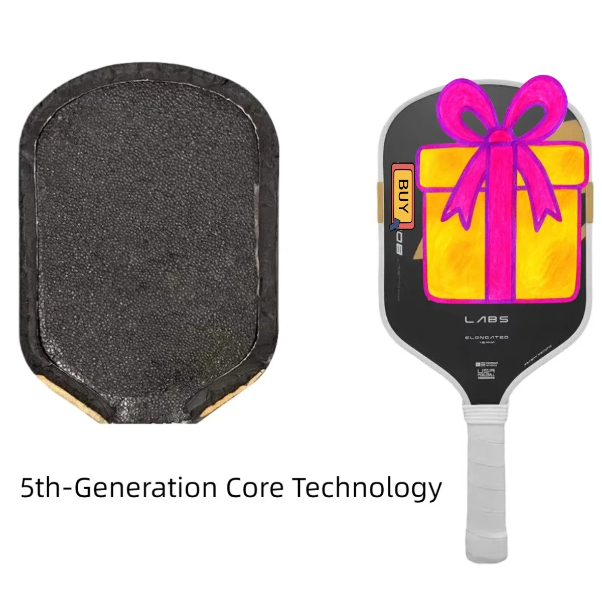 Selkirk Co-branded Pickleball Paddle Set - 5th Gen Thermoformed T700 ...