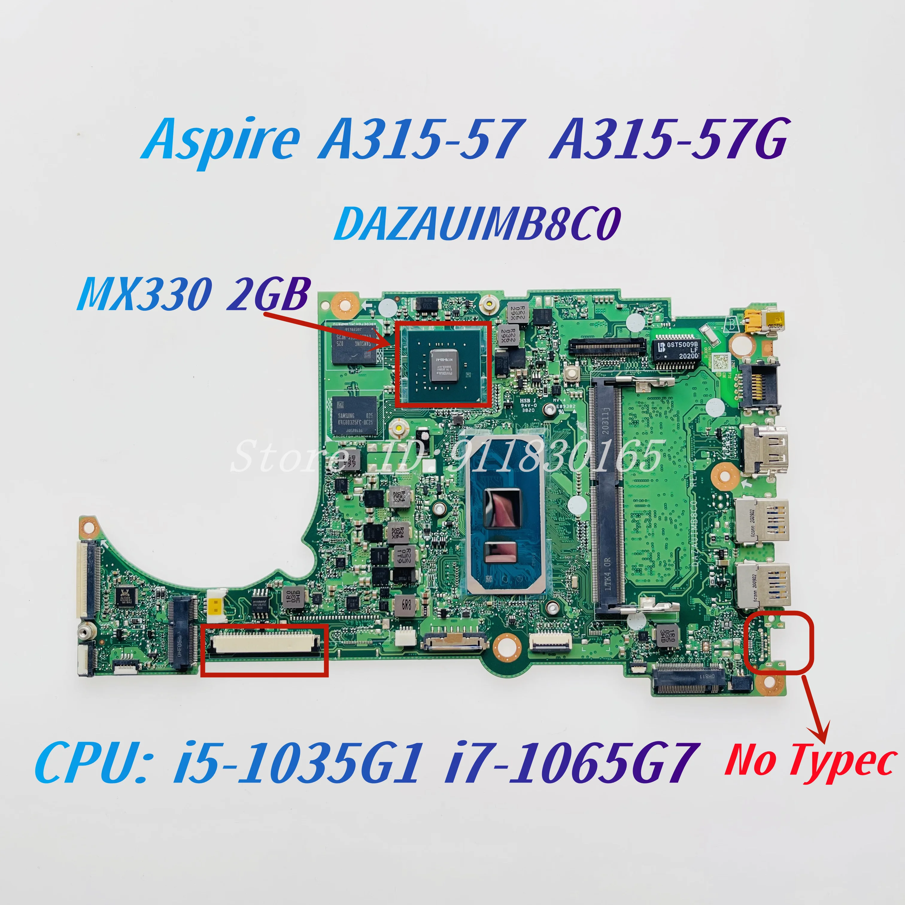 DAZAUIMB8C0-For-Acer-Aspire-A315-57-A315-57G-Extensa-215-53G-EX215-53G ...