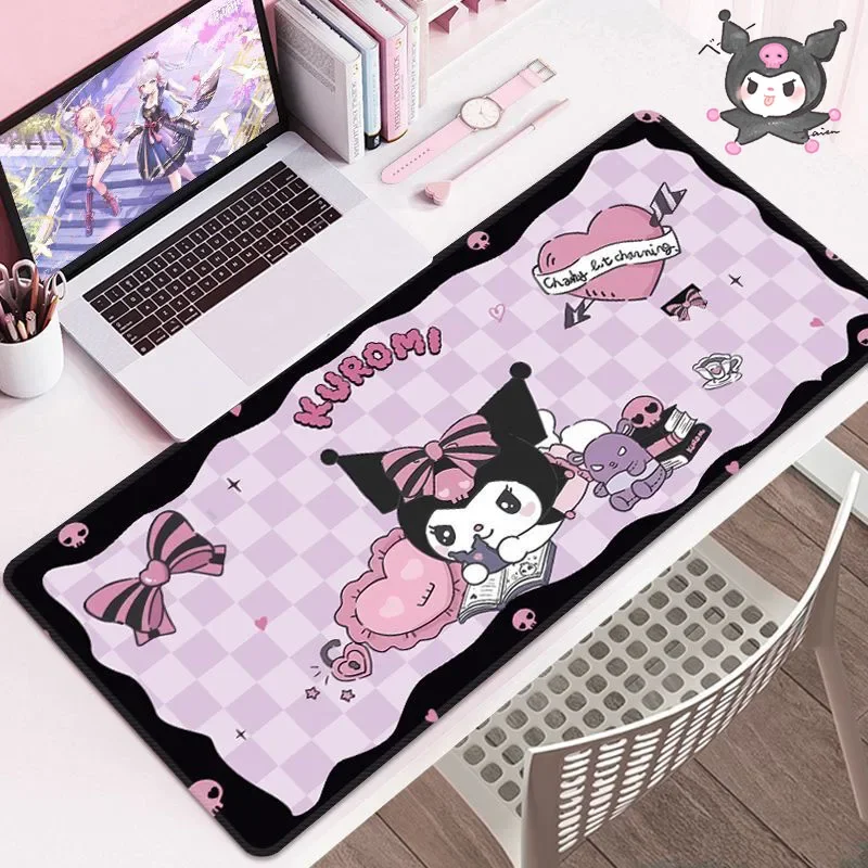 Sanrio-alfombrilla-de-rat-n-Kawaii-Anime-Kuromi-teclado-de-ordenador ...