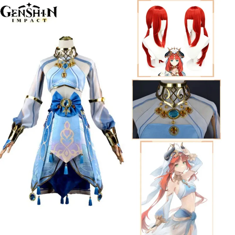 Genshin-Impact-Sumeru-Nilou-Cosplay-Costume-Nilou-Hydro-Full-Set ...