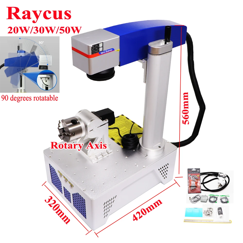 Metal Laser Marking Engraving Machine | 30w Fiber Laser Engraving ...