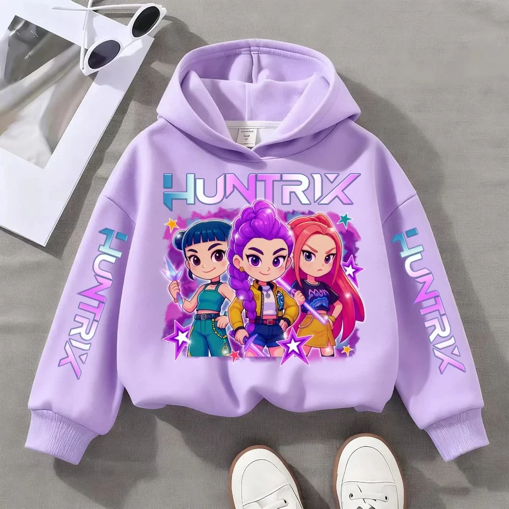 Huntrix KPop Demon Hunters Kids Hoodie Sweatshirt - Princess Style for ...