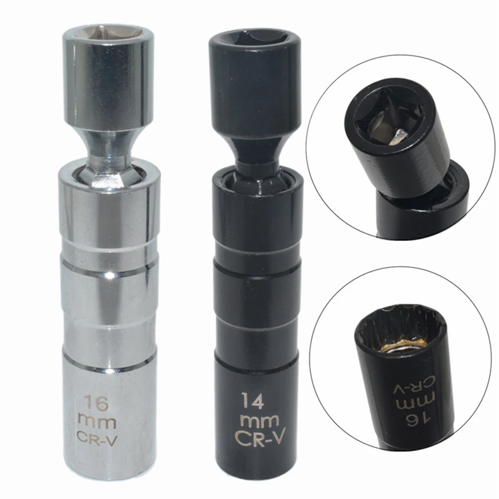 14mm-16mm-Magnetic-Spark-Plug-Socket-12-Point-3-8inch-Drive-Swivel ...