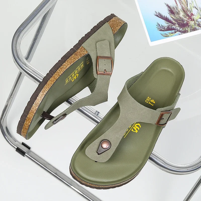 Summer-men-s-slippers-slippers-sandals-cowhide-leather-shoes-suitable ...