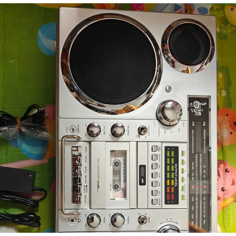 Vintage Recording Radio, Portable Tape Player, CD Disc, Multi-function ...