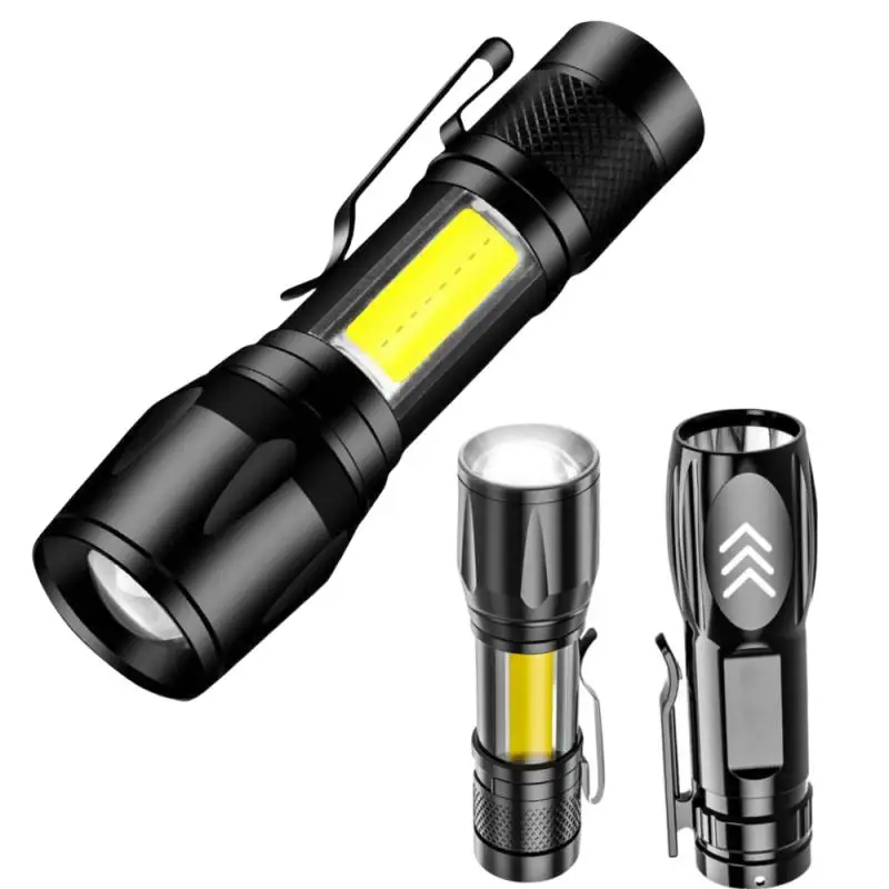 Portable-Zoomable-Strong-LED-Flashlight-Rechargeable-Mini-Torch-Lantern ...