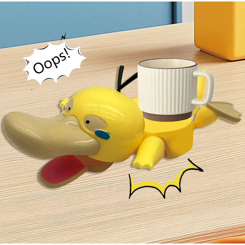 3D Cute Duck Coaster Panicking Duck Insulated Coaster Pressing Gaze ...