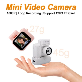 Mini Camera With Screen HD 1080p With Flash Lamp And Battery Dock ...