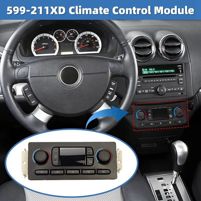 Car-A-C-Heater-Climate-Control-Module-599-211XD-10367041-For-Chevrolet ...