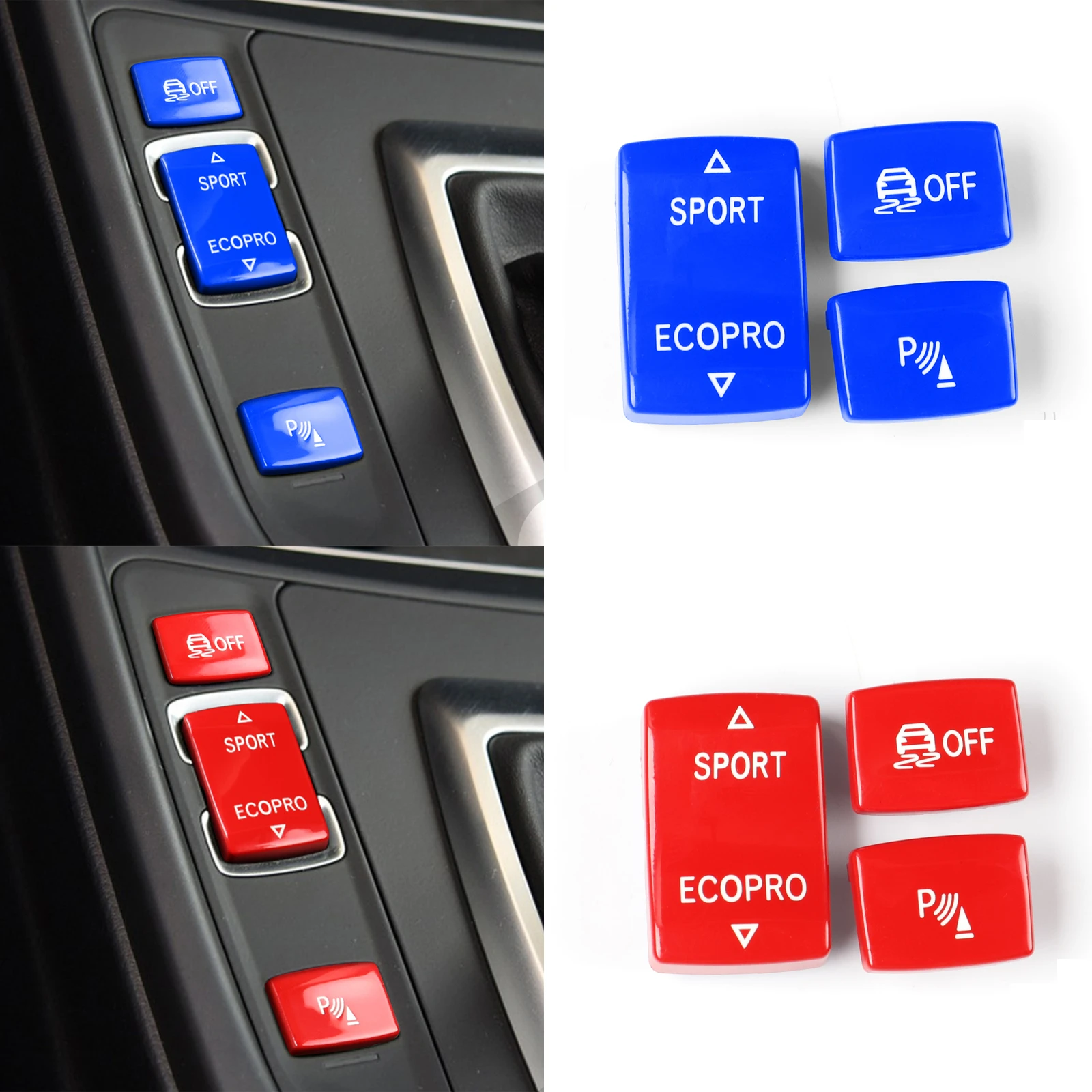 Car ESP Antislip Switch Sport Buttons Radar Sensor Key for BMW 1 2 3 4 ...