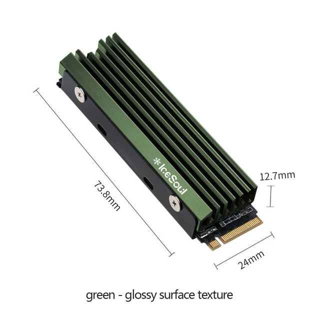 M.2 Solid State Heatsink 2280 Nvme Hard Drive Heatsink SSD Dual ...