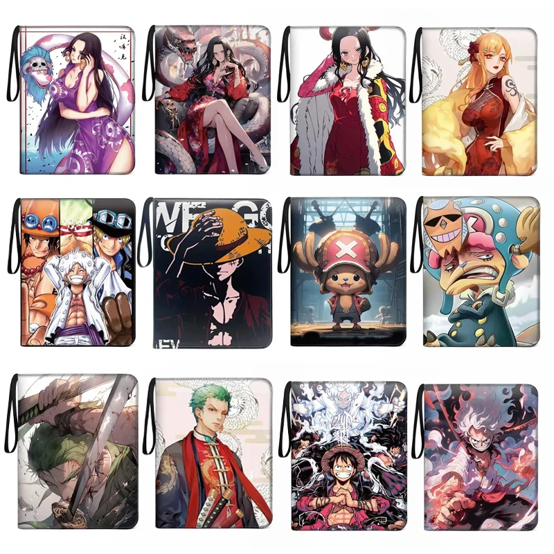 New-540-PCS-Anime-One-Piece-Luffy-Zoro-Cards-Book-Zipper-PU-Leather ...