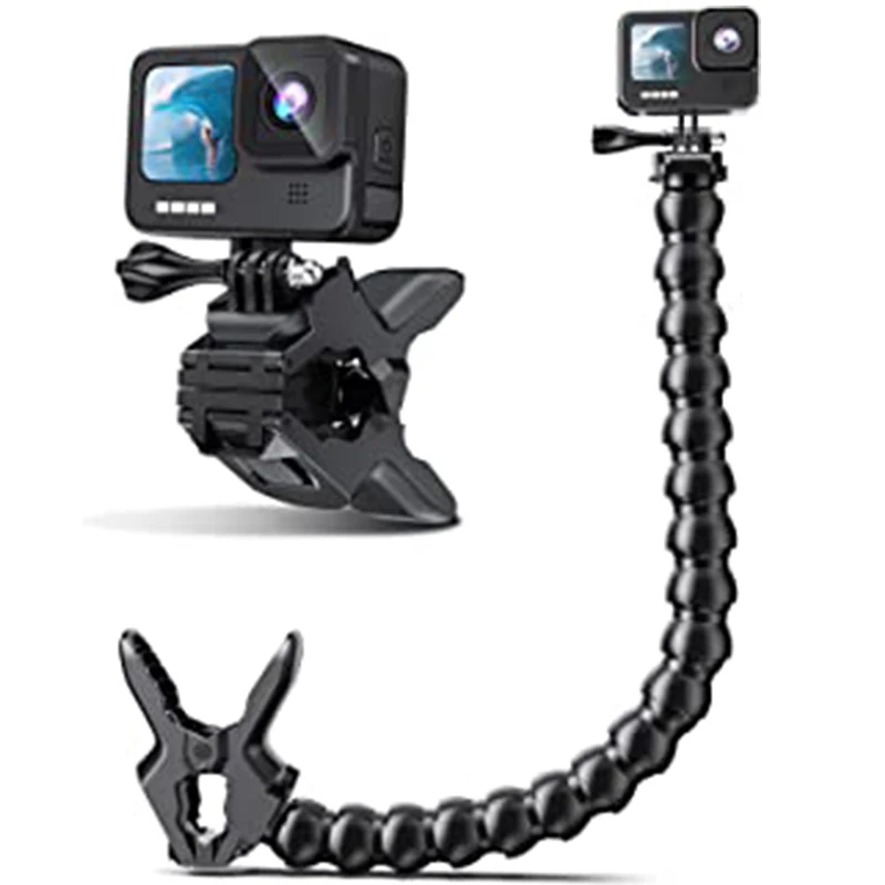 Flex-Clamp-Arm-Mount-With-Adjustable-Gooseneck-Flexible-Clip-Bracket ...
