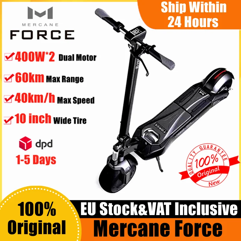 EU Stock NEW Version Mercane Force Smart Electric Scooter 48V 800W Dual ...