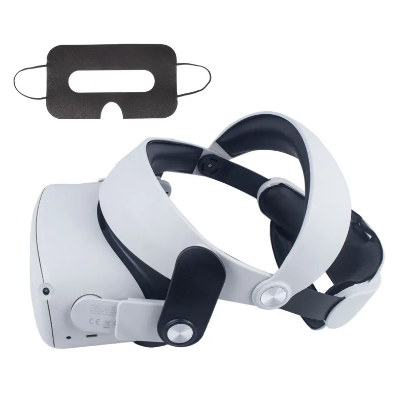 Cabe-a-cinta-para-oculus-quest-2-vr-suporte-capacete-ajust-vel-fone-de ...