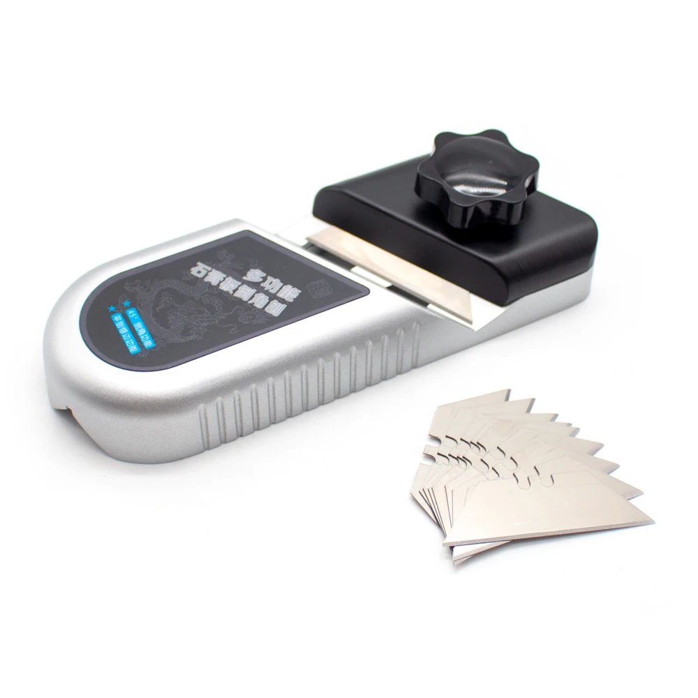 Plasterboard-V-Chamfer-Bevel-Double-Slot-45-Degree-Trimming-Tool-Board ...