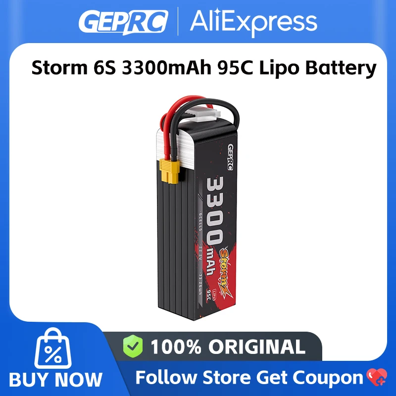 GEPRC Storm 6S 3300mAh 95C Lipo Battery for Quadcopters - AliExpress 44