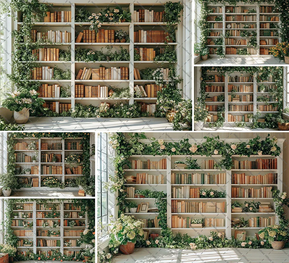 Mehofond Photography Background Classroom Library Back to School Book ...