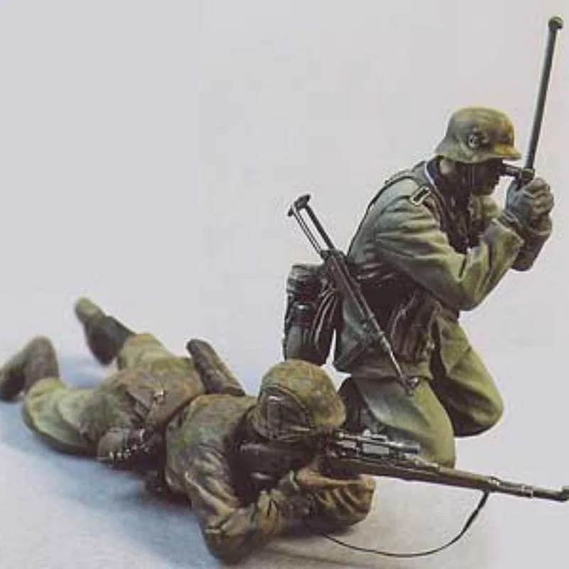 1-35-Resin-Figure-Soldier-Model-Kit-Historical-Military-Sniper-Team-2 ...