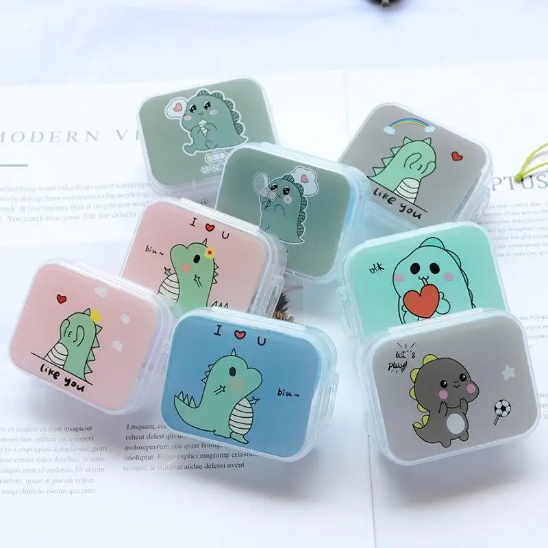 Women Girl Eyes Contact Lens Container Box Holder Case Travel Kit Mini ...