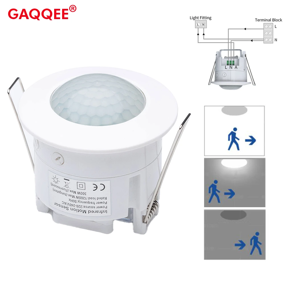 Motion Sensor Detector Switch Led Light | Adjustable Motion Sensor ...